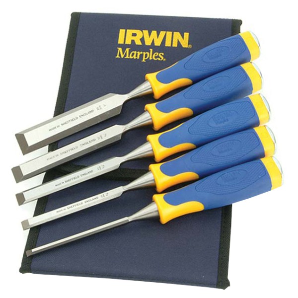 Irwin Tools MS500 All-Purpose Chisel ProTouch Handle Set of 5
