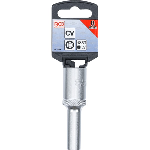 BGS Technic Socket, Super Lock, deep | 12.5 mm (1/2") Drive | 8 mm