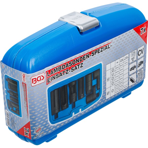 BGS Technic Oxygen Sensor Socket Set | 7 pcs.