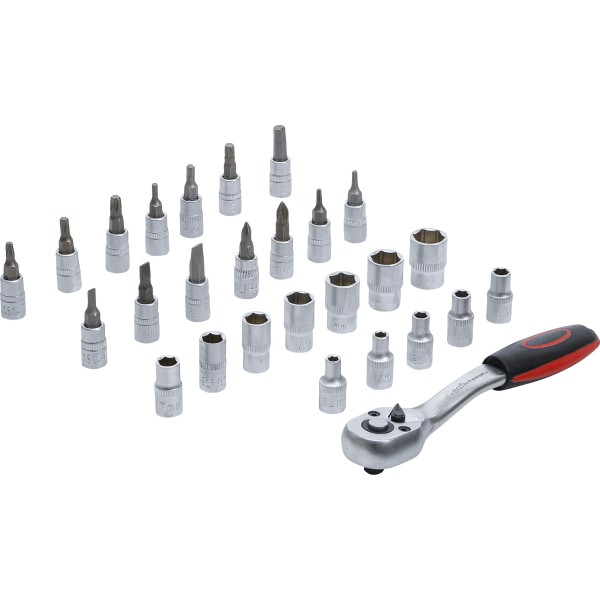 BGS Technic Socket Set | 6.3 mm (1/4") Drive | 4-13 mm | 27 pcs.