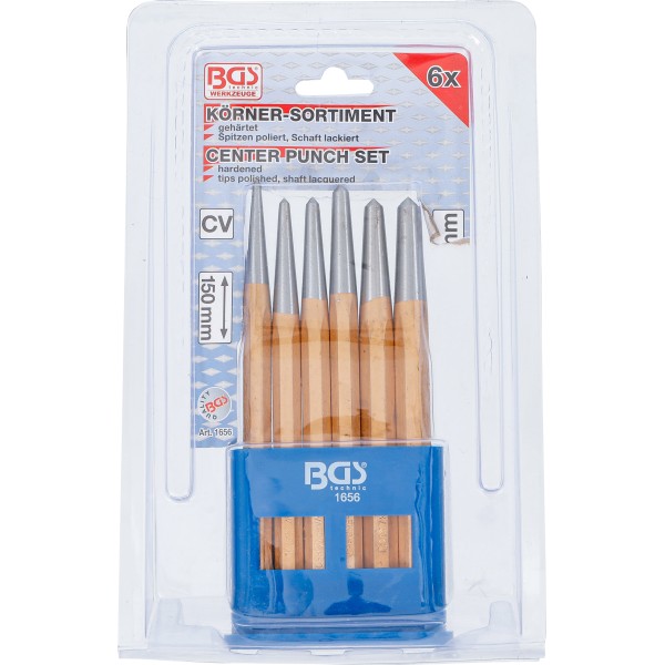 BGS Technic Centre Punch Set | 6 pcs.