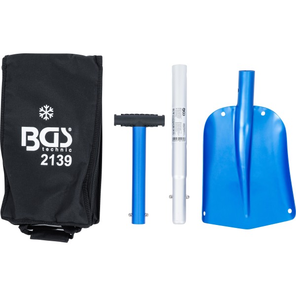 BGS Technic Aluminum Snow Shovel | with collapsible Quick Release ...