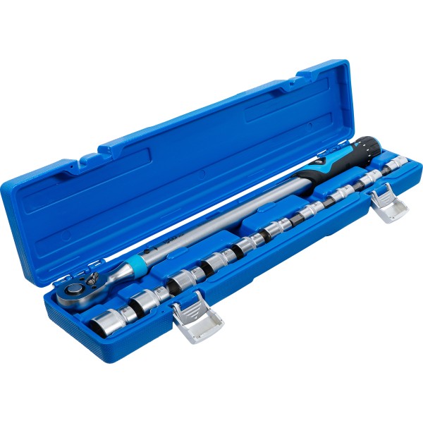 BGS Technic Torque Wrench Set | 12.5 mm (1/2") | 40 - 200 Nm | 11 pcs.