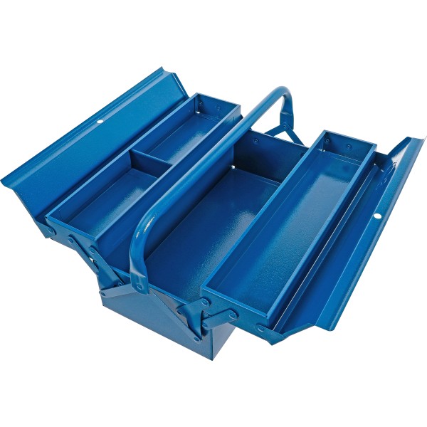 BGS Technic Metal Tool Box | empty | 420 x 200 x 150 mm | 3 Compartments