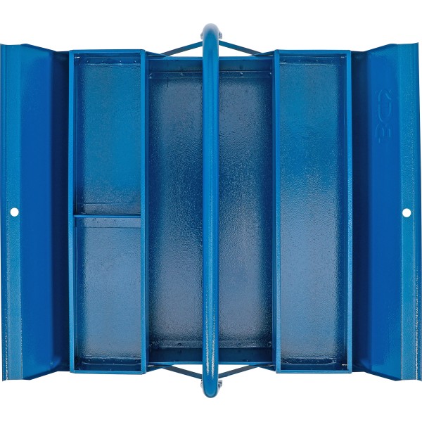 BGS Technic Metal Tool Box | empty | 420 x 200 x 150 mm | 3 Compartments