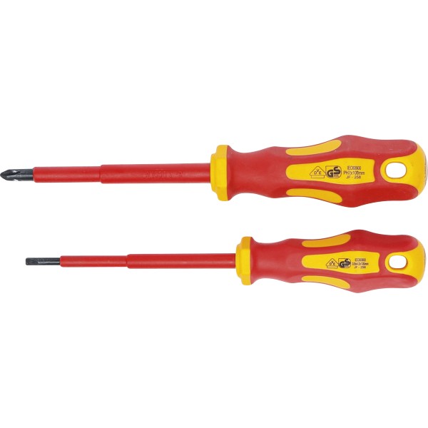 BGS Technic VDE Screwdriver Set | 2 pcs.