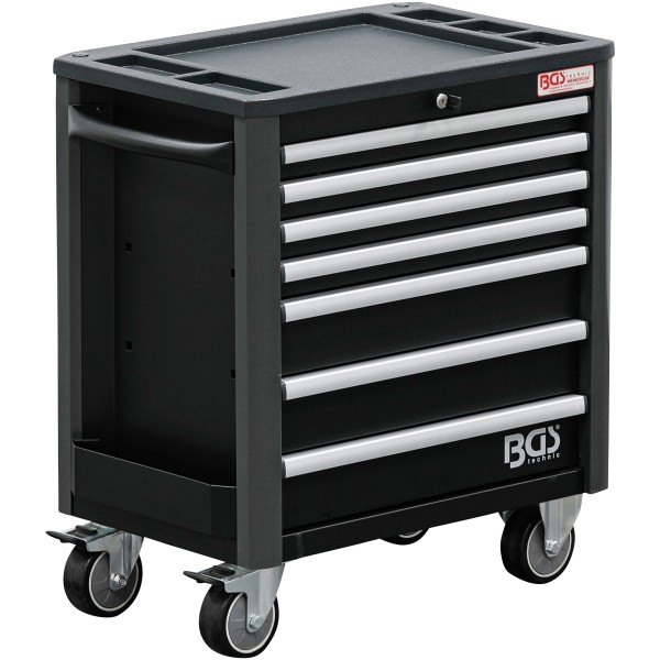 BGS Technic Workshop Trolley | 7 Drawers | extra low total Height | empty