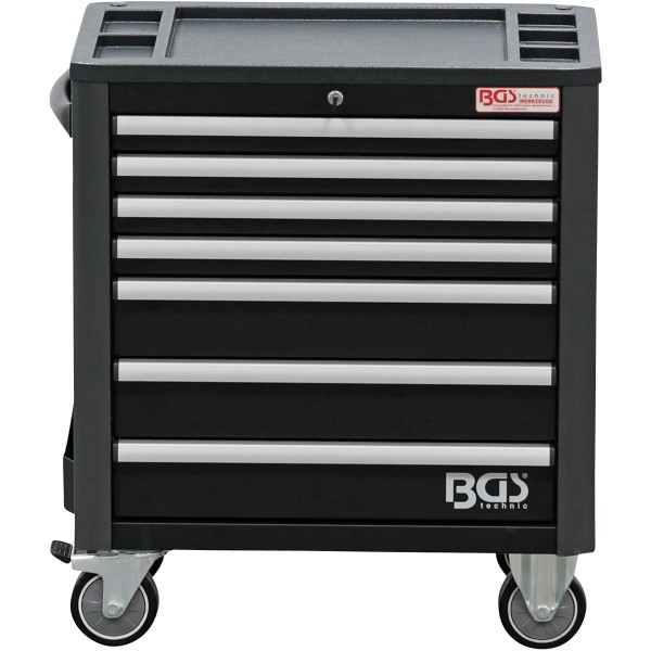 BGS Technic Workshop Trolley | 7 Drawers | extra low total Height | empty
