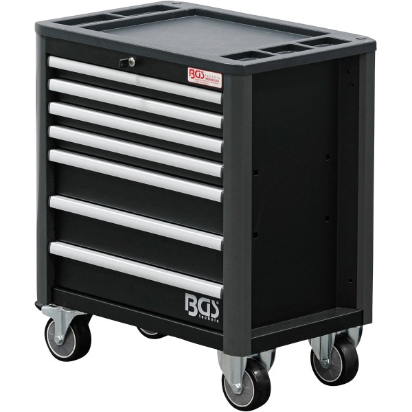 BGS Technic Workshop Trolley | 7 Drawers | extra low total Height | empty