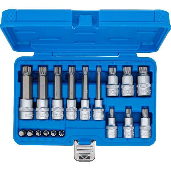 BGS Technic Bit Socket Set | 6.3 mm (1/4") / 12.5 mm (1/2") Drive ...