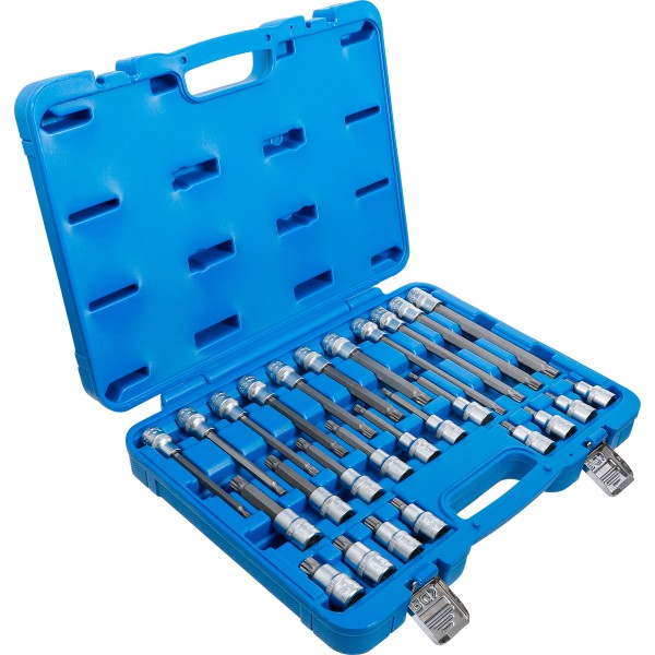 BGS Technic Bit Socket Set | 12.5 mm (1/2") Drive | Spline (for XZN) M4 ...