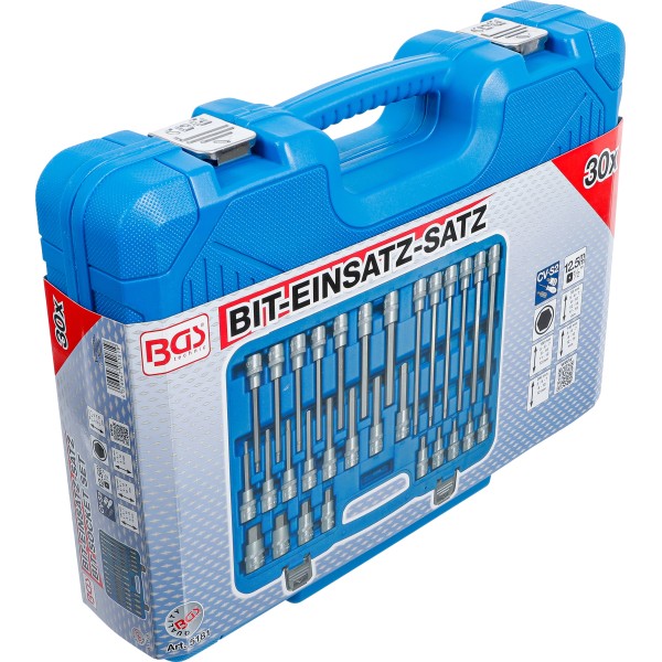 BGS Technic Bit Socket Set | 12.5 mm (1/2") Drive | internal Hexagon ...