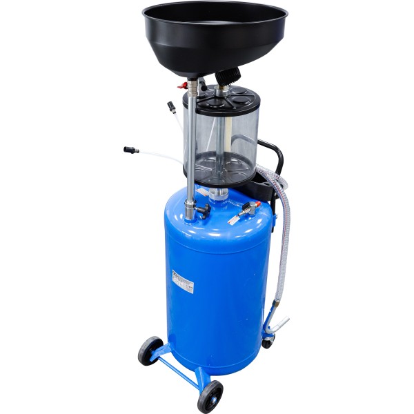 BGS Technic Air Suction Oil Drainer with Waste Oil Drain Receiver | 80 l