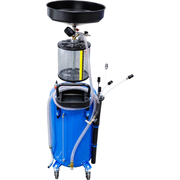 BGS Technic Air Suction Oil Drainer with Waste Oil Drain Receiver | 80 l