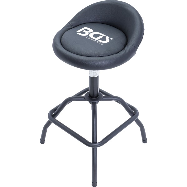 BGS Technic Workshop Stool | height adjustable | 630 - 770 mm
