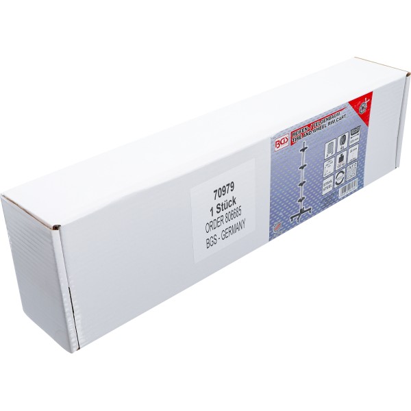 BGS Technic Tire and Wheel Rim Cart | mobile