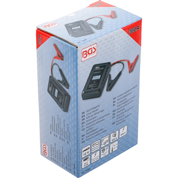 BGS Technic Jump Starter | Batteryless | with Ultra-Capacitor ...