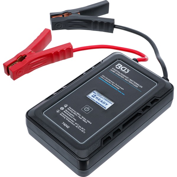 BGS Technic Jump Starter | Batteryless | with Ultra-Capacitor ...