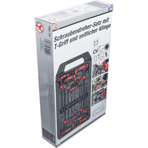 BGS Technic T-Handle L-Type Wrench Set | internal Hexagon | 2 - 10 mm ...