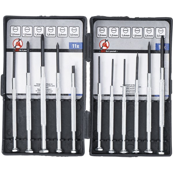 BGS Technic Precision Screwdriver Set | 11 pcs.