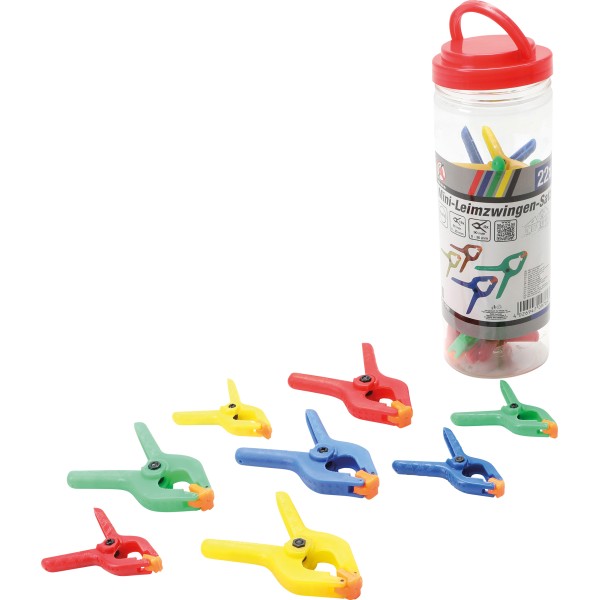 BGS Technic Mini Clamp Set | ABS | 22 pcs.
