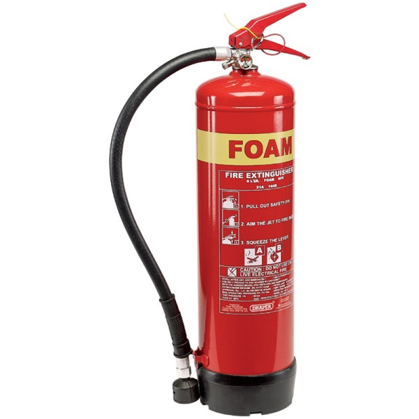 Draper 6l Foam Fire Extinguisher