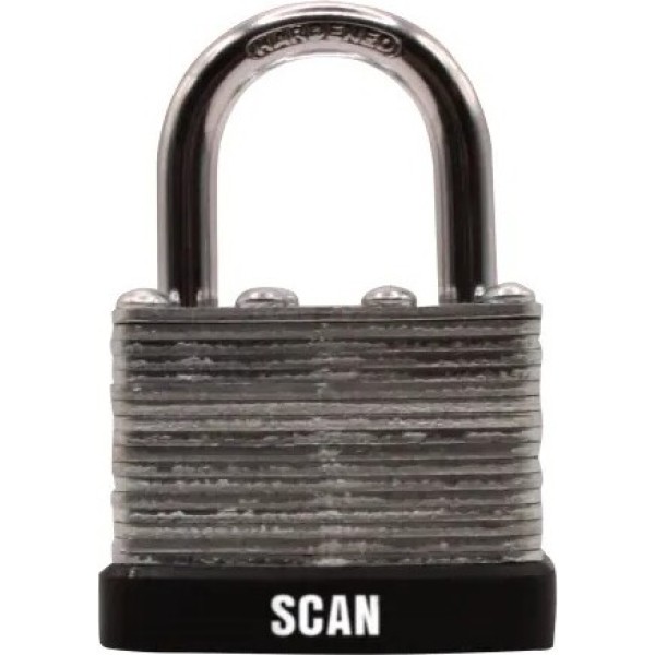 Scan Laminated Steel Padlock 40mm