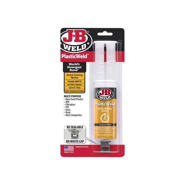 J-B Weld PlasticWeld™ Epoxy Syringe 25ml