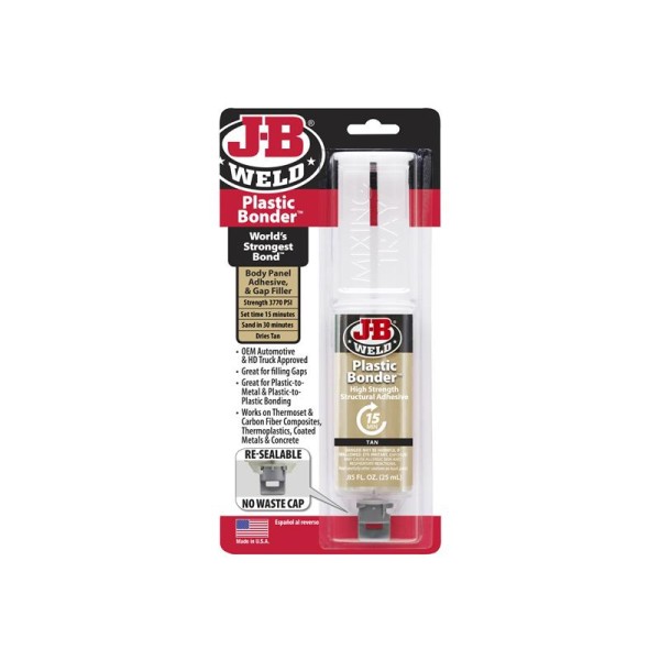 J-B Weld PlasticBonder™ Syringe Tan 25ml