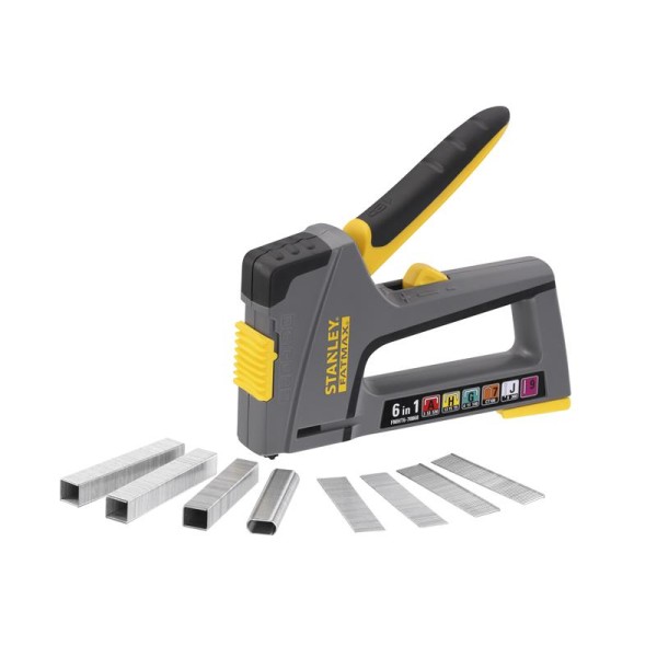 STANLEY® FATMAX® 6-in-1 Multi-Purpose Plastic Staple and Brad Nail Gun