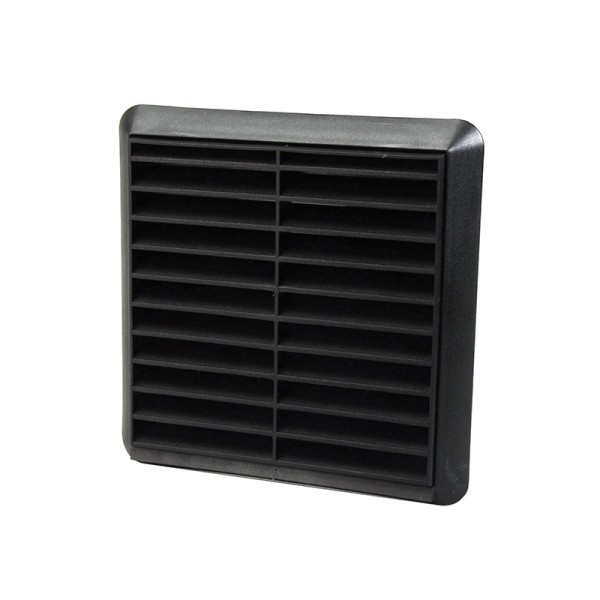 Stadium Louvred Terminal Vent, Black 100mm